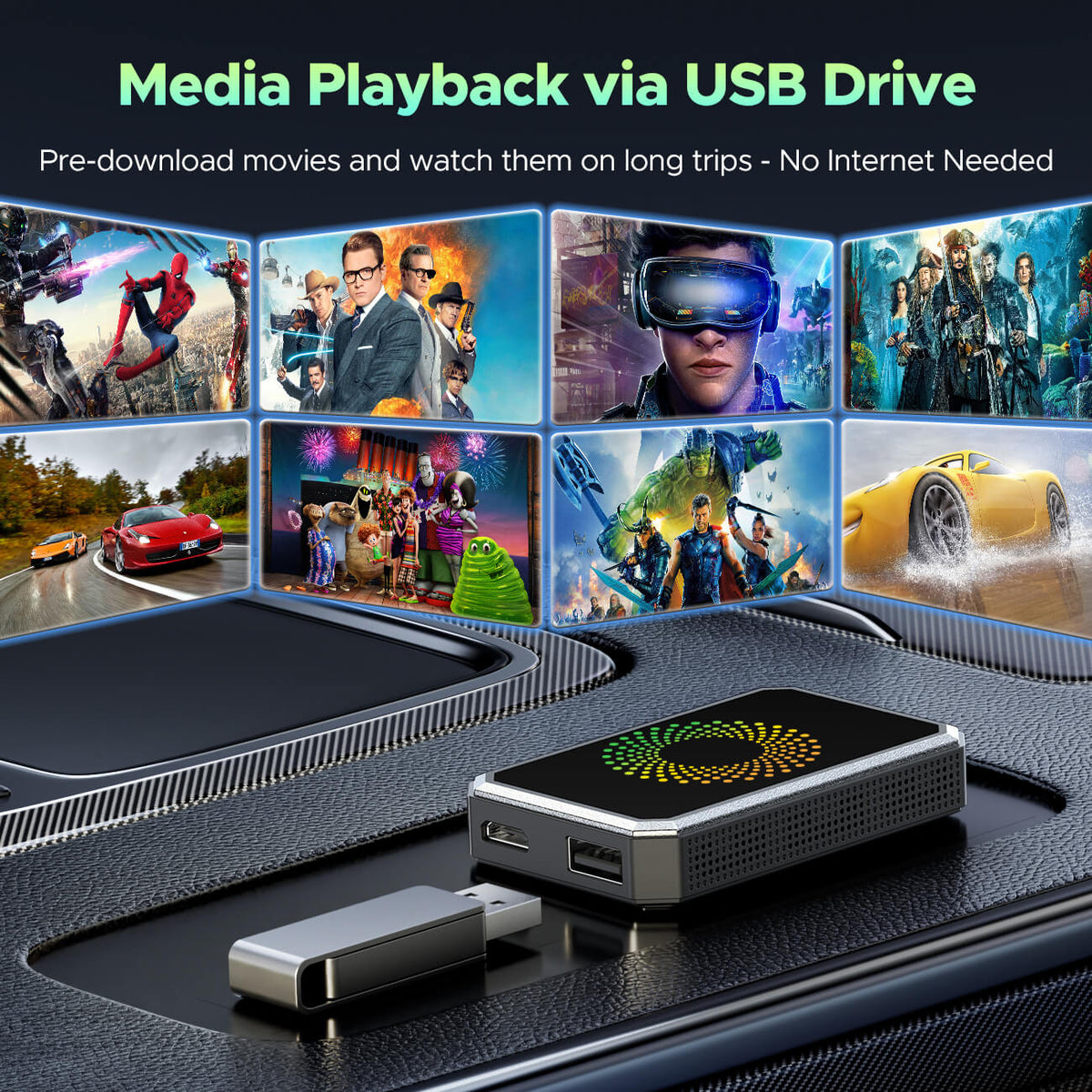 🎉New Year Sale🎁 LAMTTO RC23 3-in-1 Magic Video Carplay Box for Streami